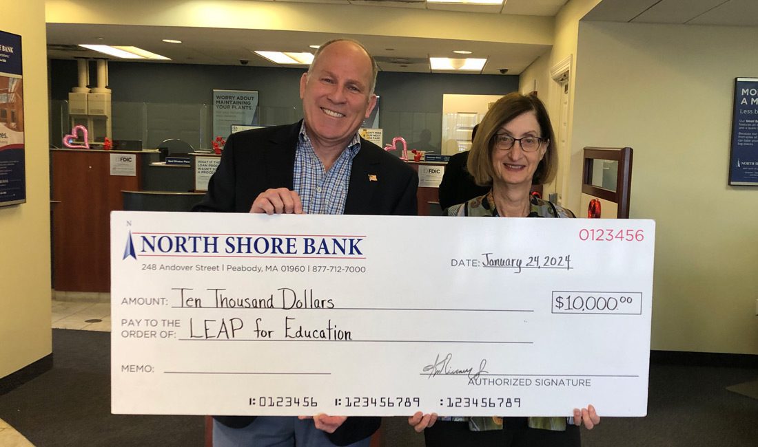 North Shore Bank presents LEAP for Education with $10K donation - North ...